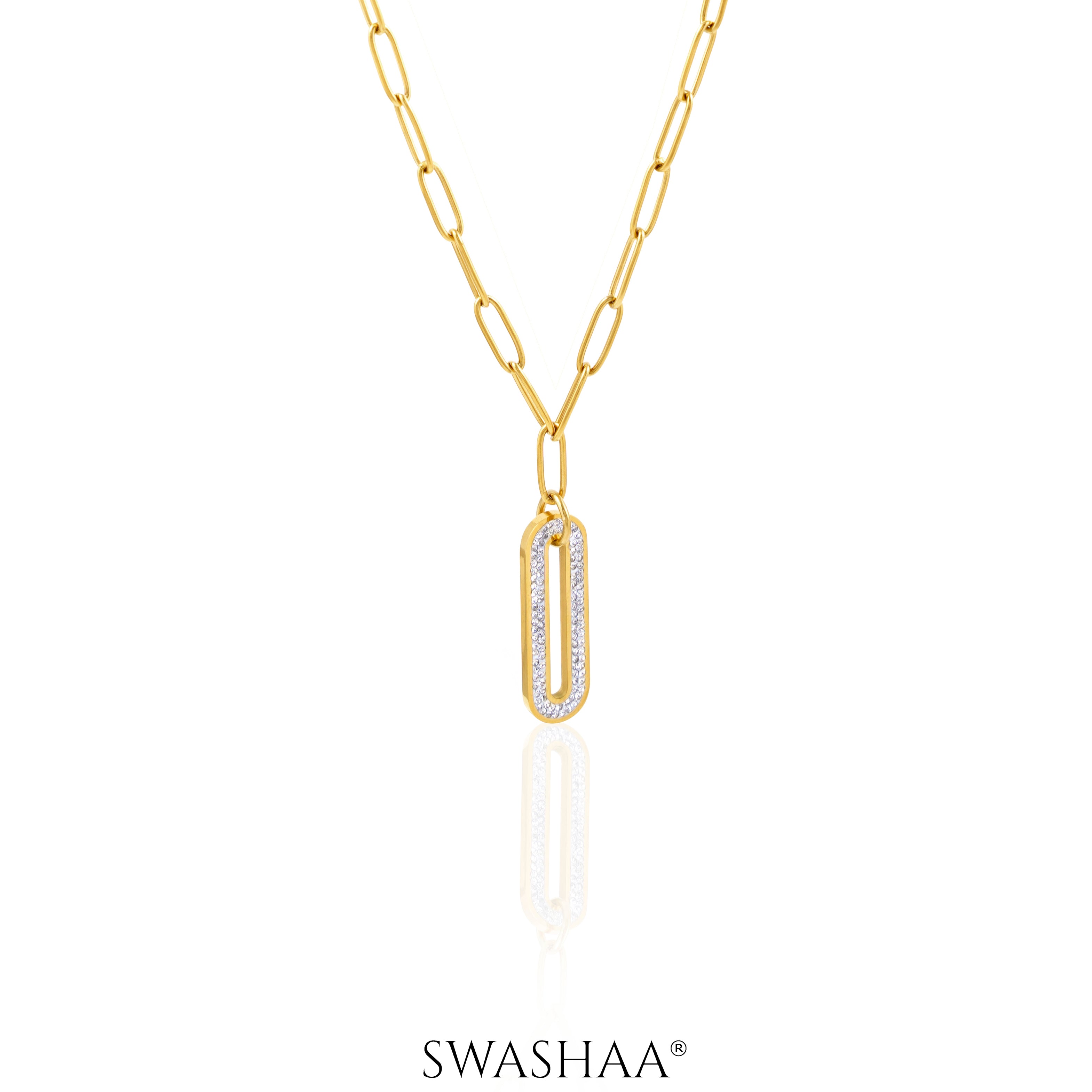 Roha Link 18K Gold Plated Necklace – Swashaa Global